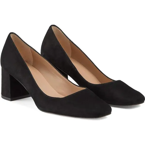 LK BENNETT Sally Square Toe Pump - Black
