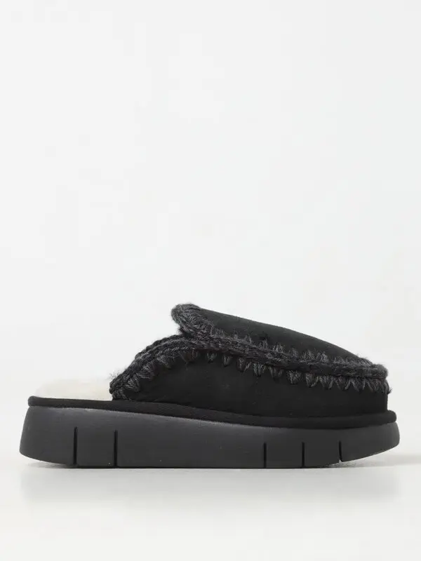Mou Flat Shoes - Black