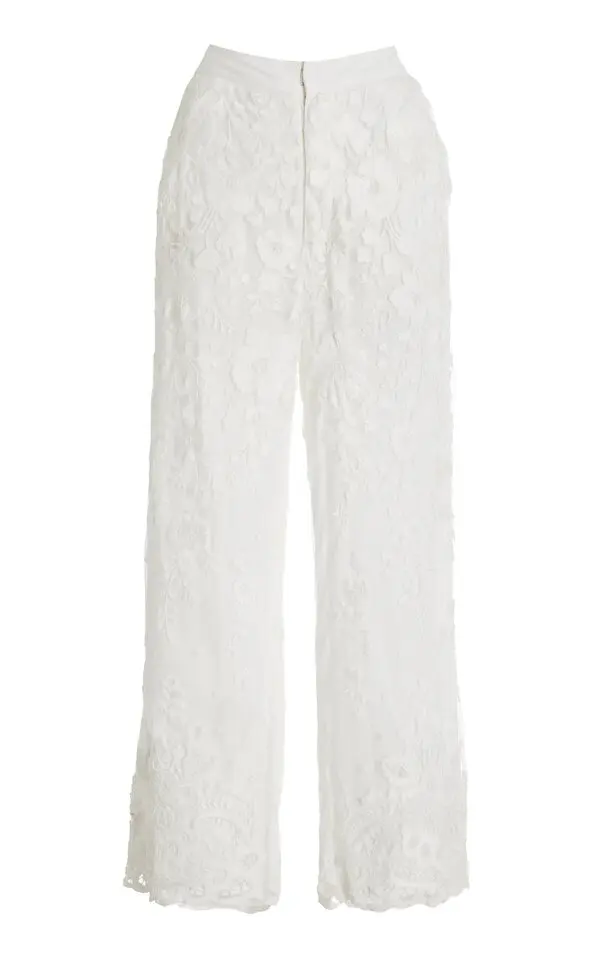 ALL THAT REMAINS Ena Embroidered Lace Pants