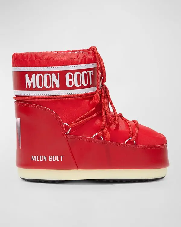 Moon Boot Icon Ankle Boots - Red