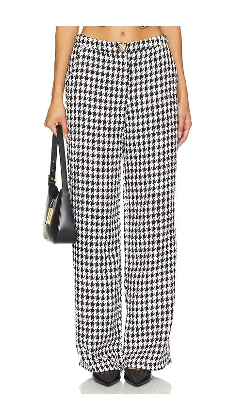 SNDYS Houndstooth Tweed Pant