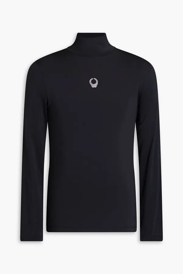 Acne Studios Printed Stretch-jersey Turtleneck Top