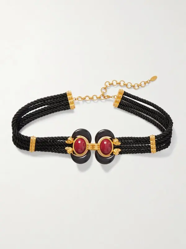 SONIA PETROFF Aries Embellished Belt