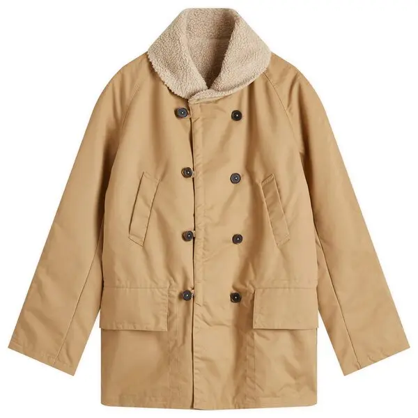 Universal Works Reversible Mackinaw Jacket - Sand