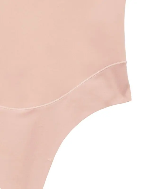 Fleur Du Mal Le Stretch Micro Shaping Thong - Neutrals