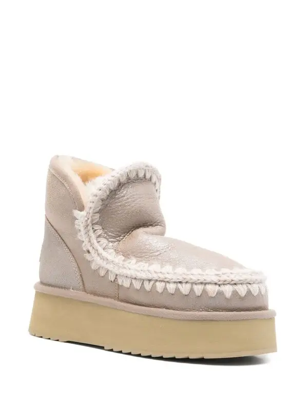 Mou Mini Eskimo Ankle Boots - Neutrals