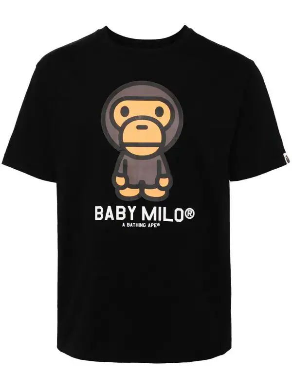 A Bathing Ape® Baby Milo T-Shirt - Black | Editorialist