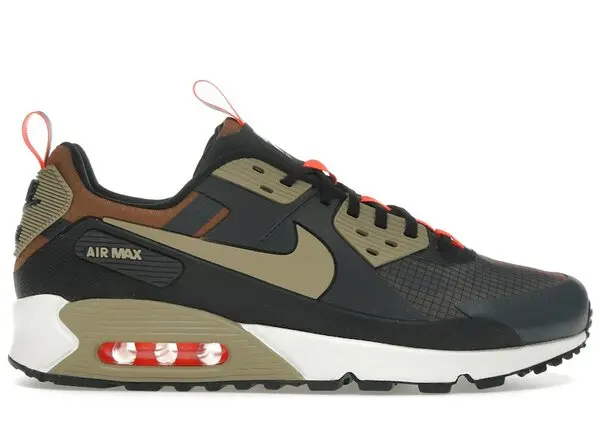 Nike Air Max 90 Drift Sneakers - Dark Smoke Grey/black/hyper Crimson