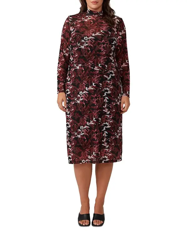 ESTELLE Mesh Midi Dress