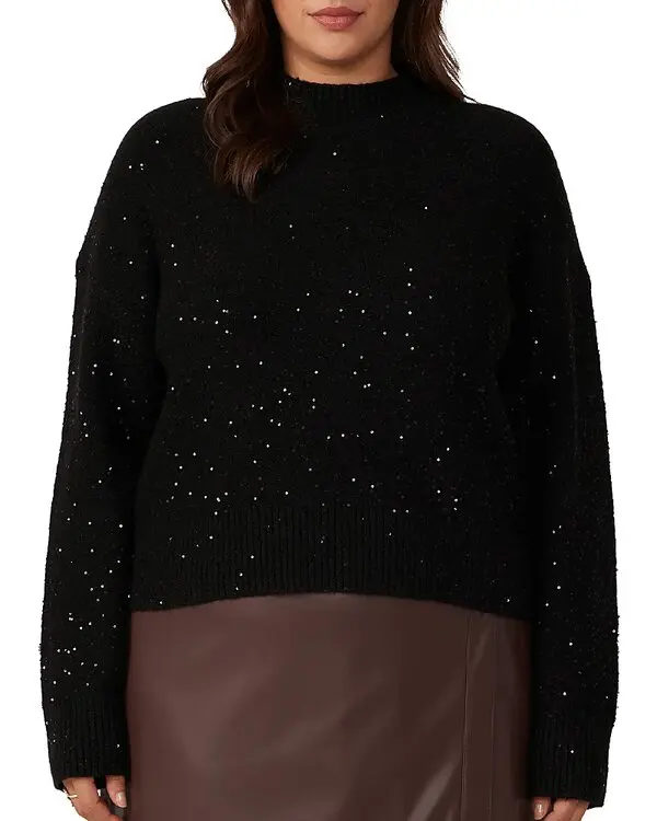 ESTELLE Metallic Knit Sweater