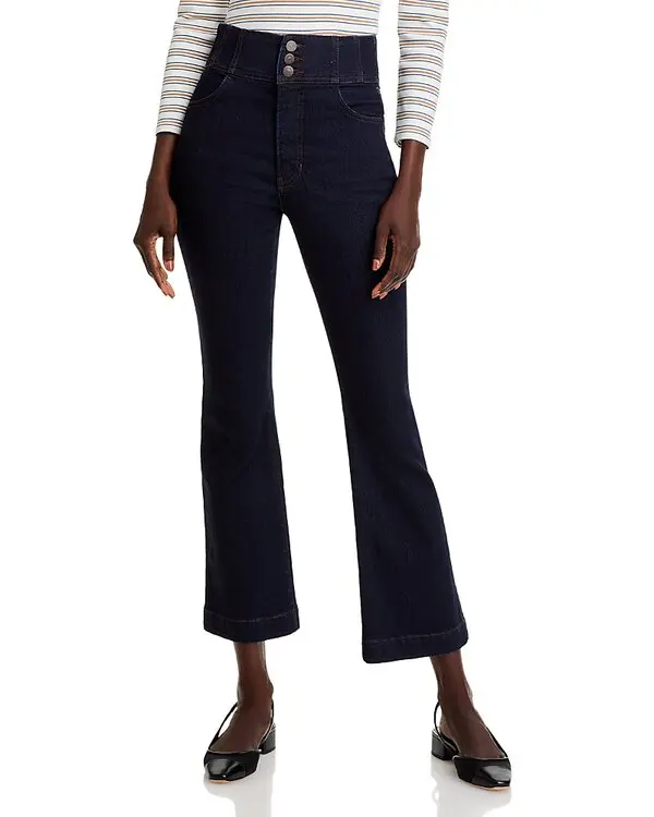 Veronica Beard Carson Corset Kick Flare Jeans