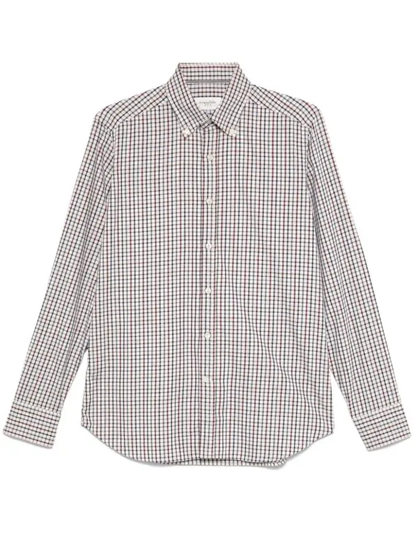 TINTORIA MATTEI 954 Checked Shirt - Neutrals