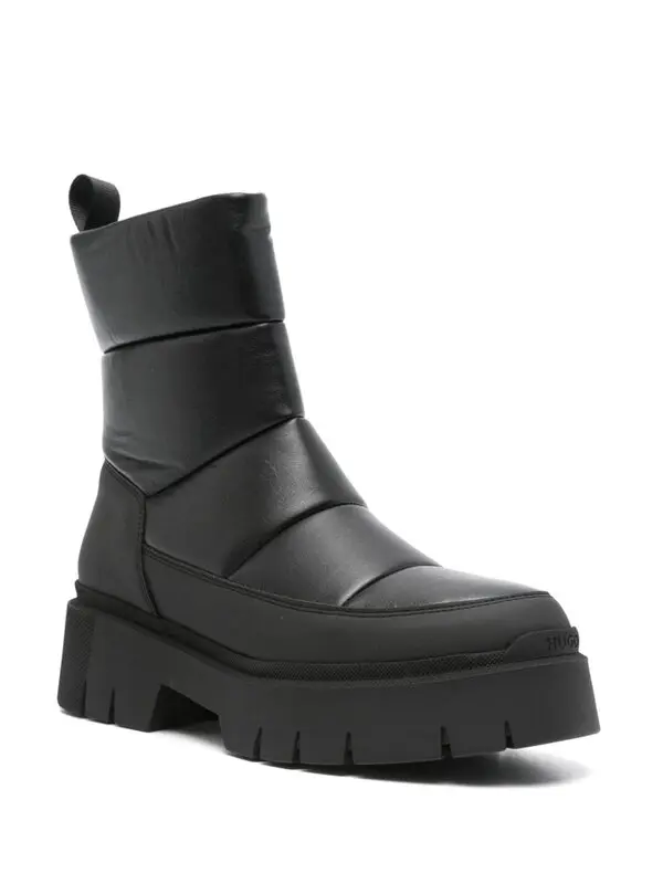 Hugo Boss Padded Faux-leather Boots