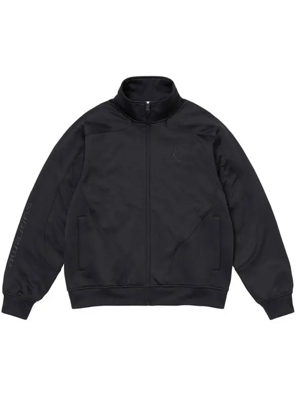 Supreme X Jordan Tricot Track Jacket - Black