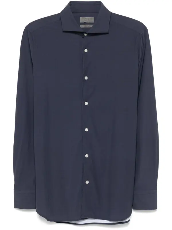 DELL'OGLIO Polka Dot Print Shirt