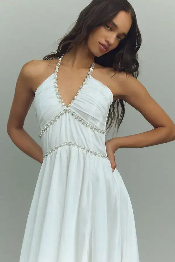 chinese dress ladies The Scarlette Dress in Blue Tapestry Rose 20 / Blue Tapestry Rose