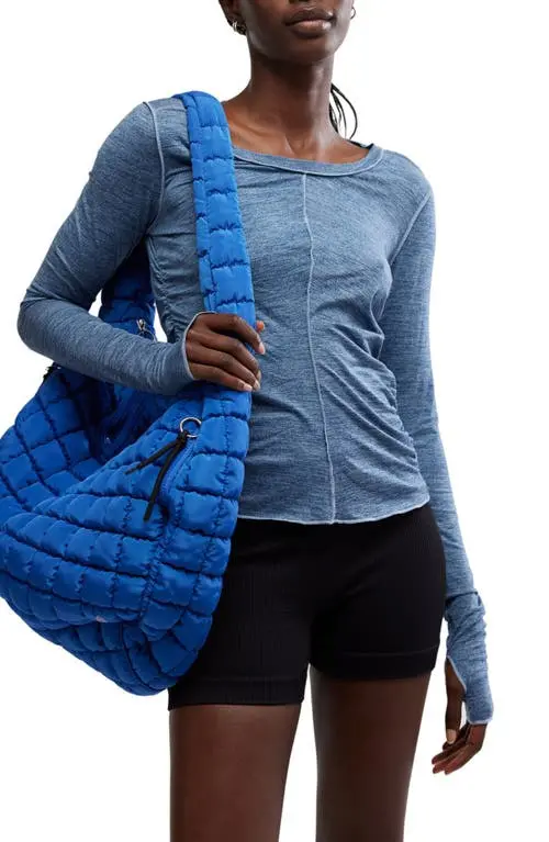 Free People Right On Run Long Sleeve Top - Skyline