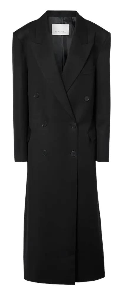 THE FRANKIE SHOP Jane Tailored Coat - Black