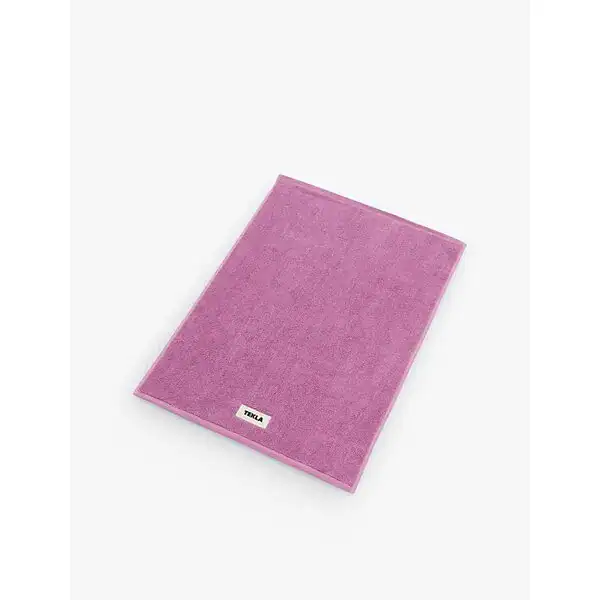 Organic Cotton Bath Mat - Magenta - Thumbnail 5