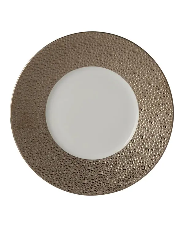 Bernardaud Ecume Platinum Bread & Butter Plate - White, Platinum
