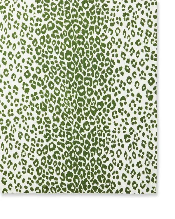 MATOUK SCHUMACHER Iconic Leopard Tablecloth, 70" X 126 - Green
