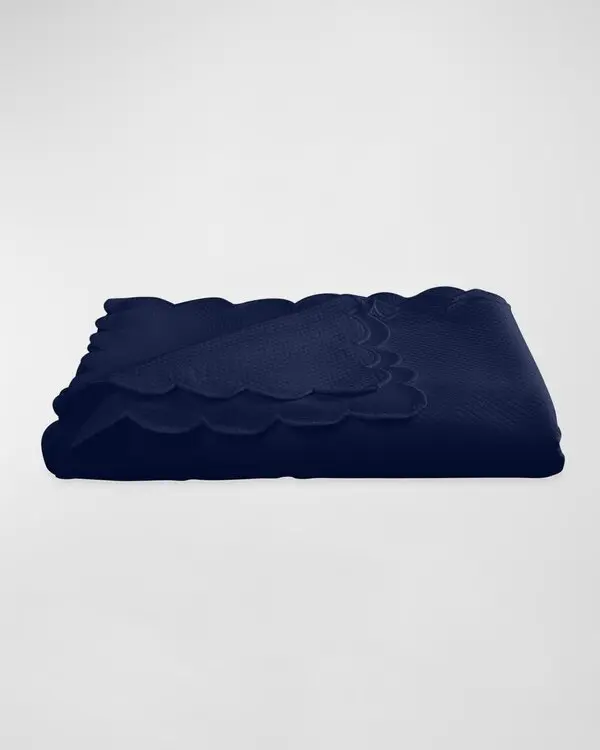 MATOUK Savannah Tablecloth, 68" X 108 - Navy
