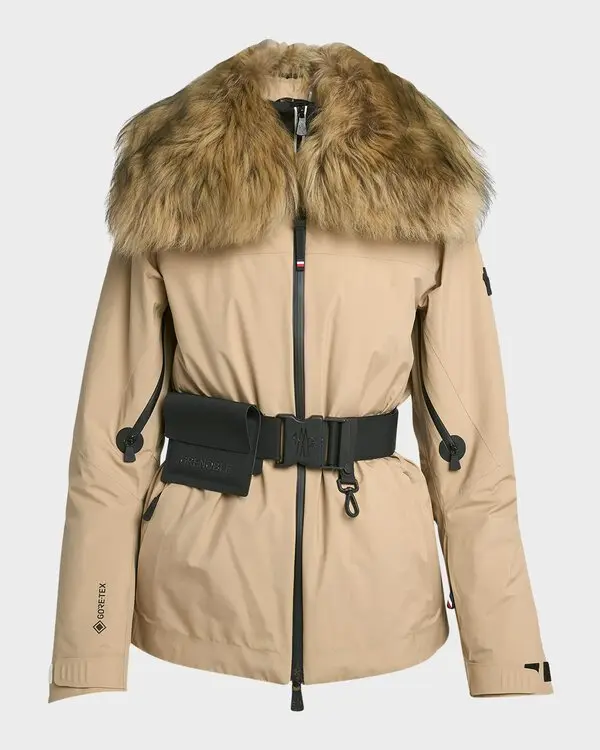 Moncler Vizelle Performance Jacket - Open Beige
