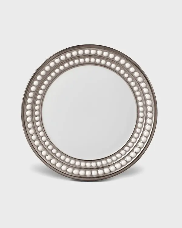 L'Objet Perlee Bread And Butter Plate - Platinum