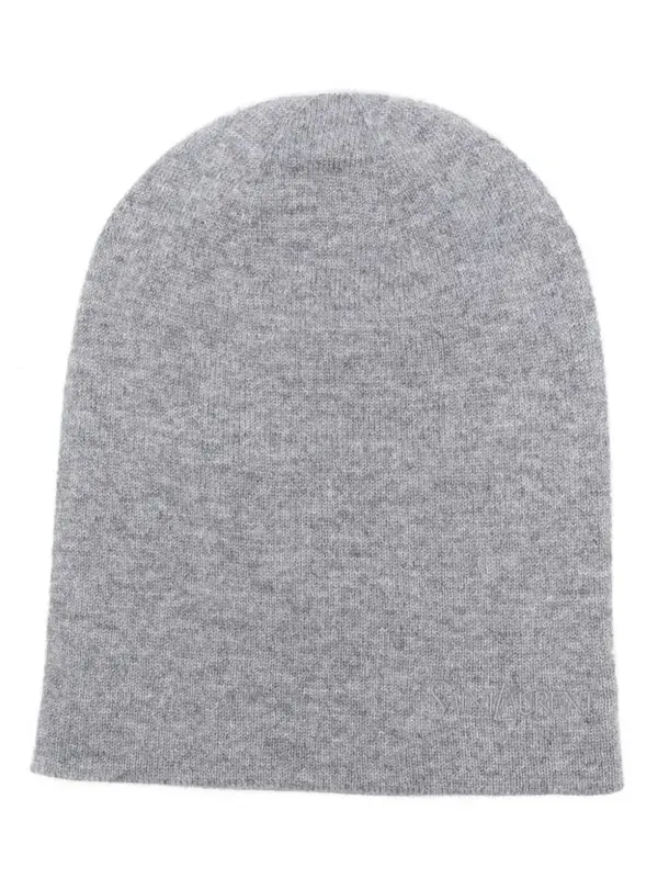 Saint Laurent Wool Beanie - Grey