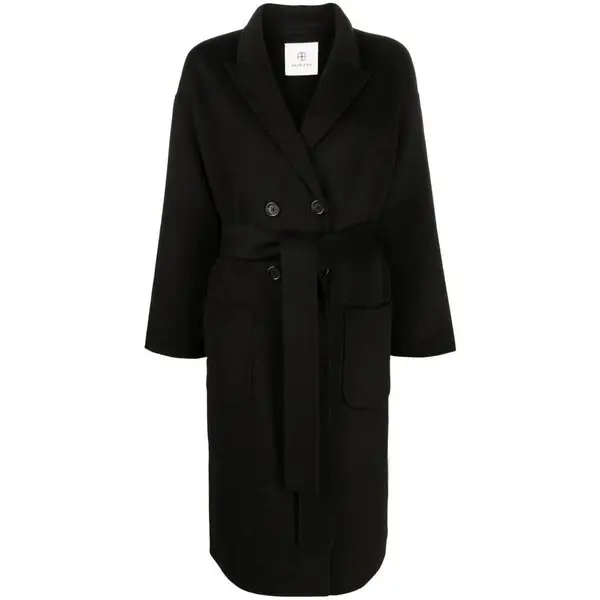 ANINE BING Wool-cashmere Blend Coat