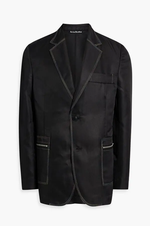 Acne Studios Topstitched Twill Blazer