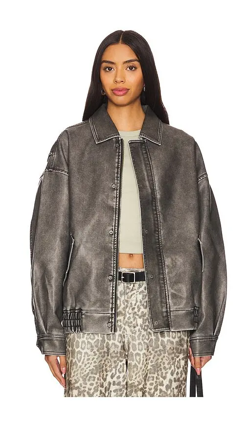 Lioness Kenny Bomber Jacket - Slate