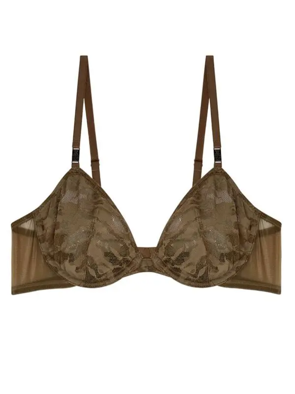DIESEL X FENTY BY RIHANNA Camo-lace-plunge-bra Color Composition 84%pa 16%ea+cont67%pa 33%ea Id A156440lkbx