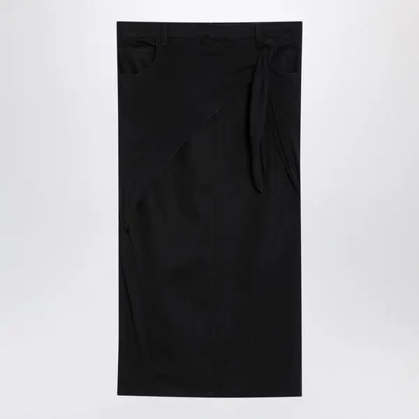 COURREGES Draped Midi Skirt