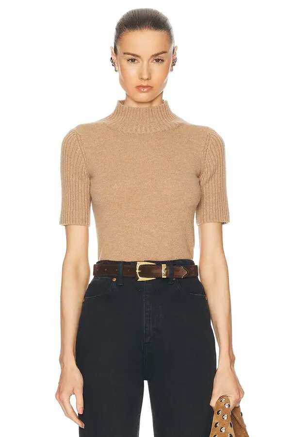 Khaite Cecil Cashmere Sweater - Camel