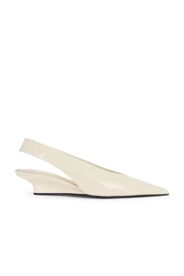 TOTÊME Wedge Heel Slingback - Bleached Sand