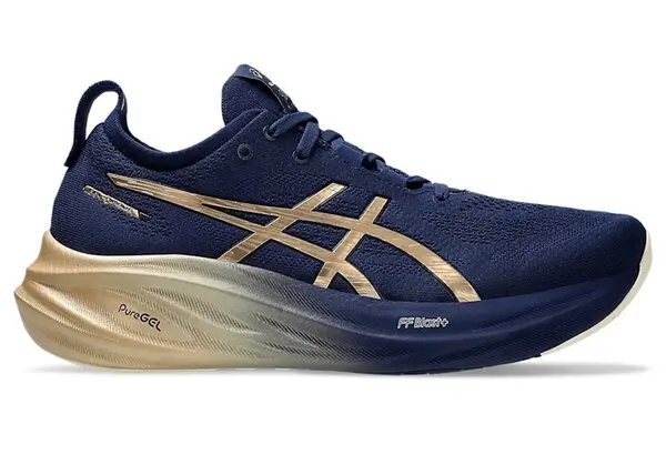 Asics Gel-nimbus 26 Platinum Sneakers - Blue Expanse/champagne
