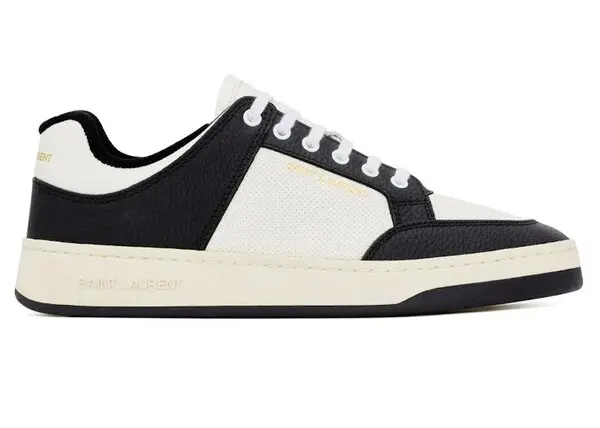 Saint Laurent Sl/61 Low Top Sneakers - Coffee/white