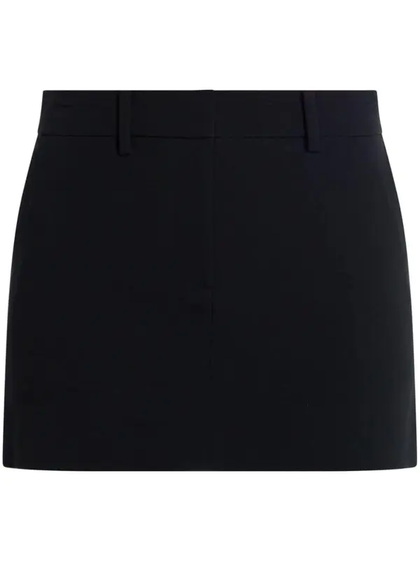 Michael Kors Crepe Mini Skirt - Black