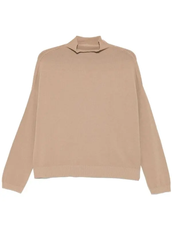 Transit Mock-neck Drop Shoulder Sweater