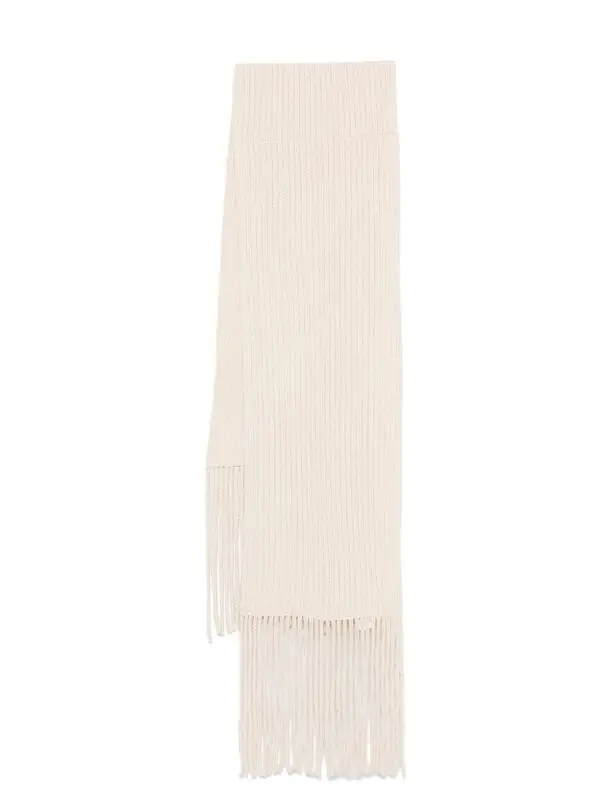 Sandro Chunky-Ribbed Scarf In Neutrals 40% Off Editorialist
