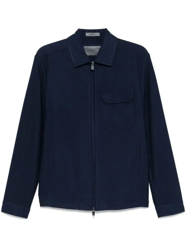 Corneliani Textured Shirt Jacket