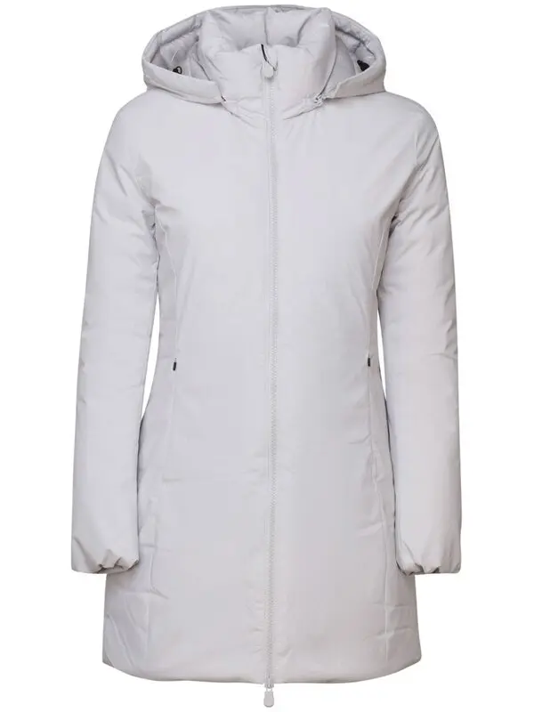 SAVE THE DUCK Hooded Padded Coat - Neutrals