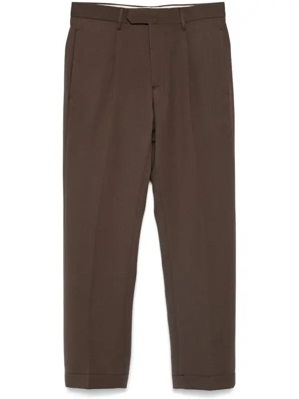 DELL'OGLIO Scilla Trousers - Brown