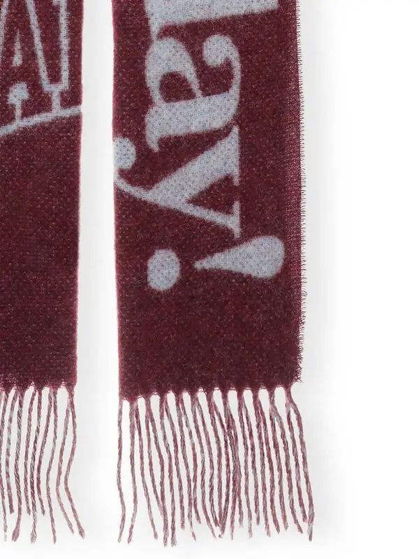GANNI Please Recycle Scarf