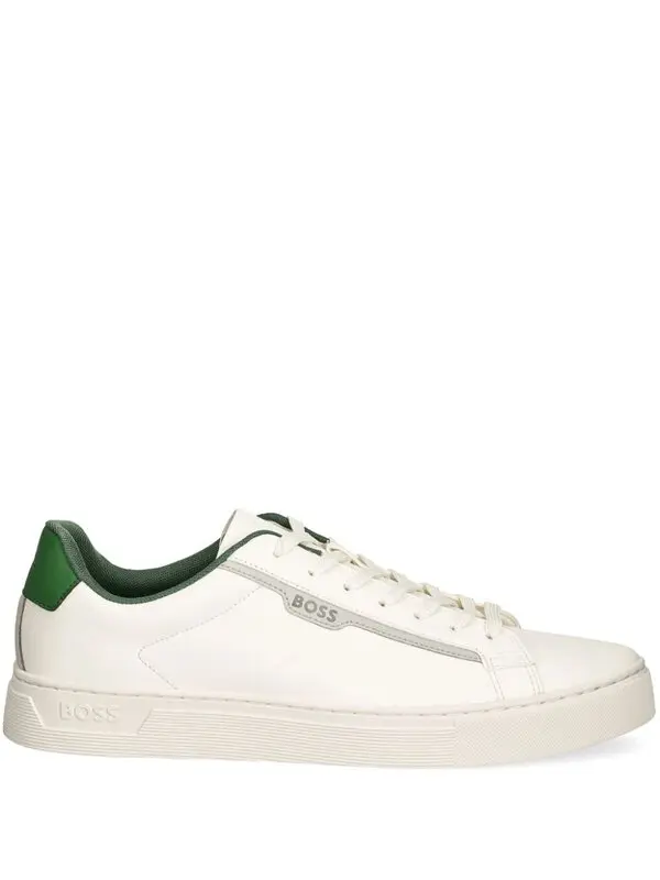 Hugo Boss Rhys Low Top Sneakers - White | Editorialist