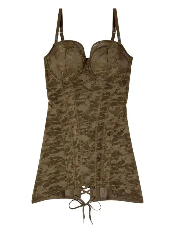 Buy DIESEL X Savage X Fenty Corset Dress - Green At 30% Off
