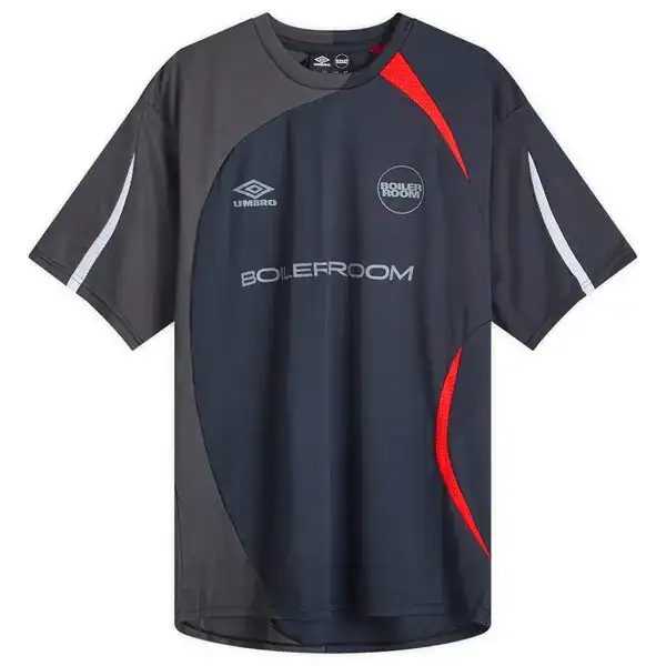 Boiler Room X Umbro Football Top In Black - 25% Off