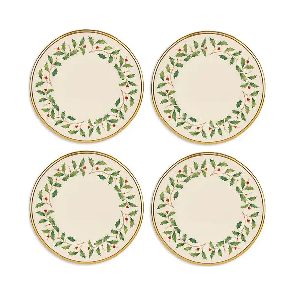 LENOX Holiday Dinnerware Salad Plates, Set Of 4