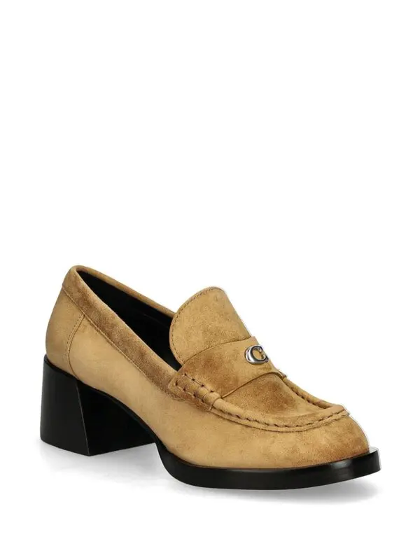 Coach 60mm Natalie Loafers - Neutrals | Editorialist